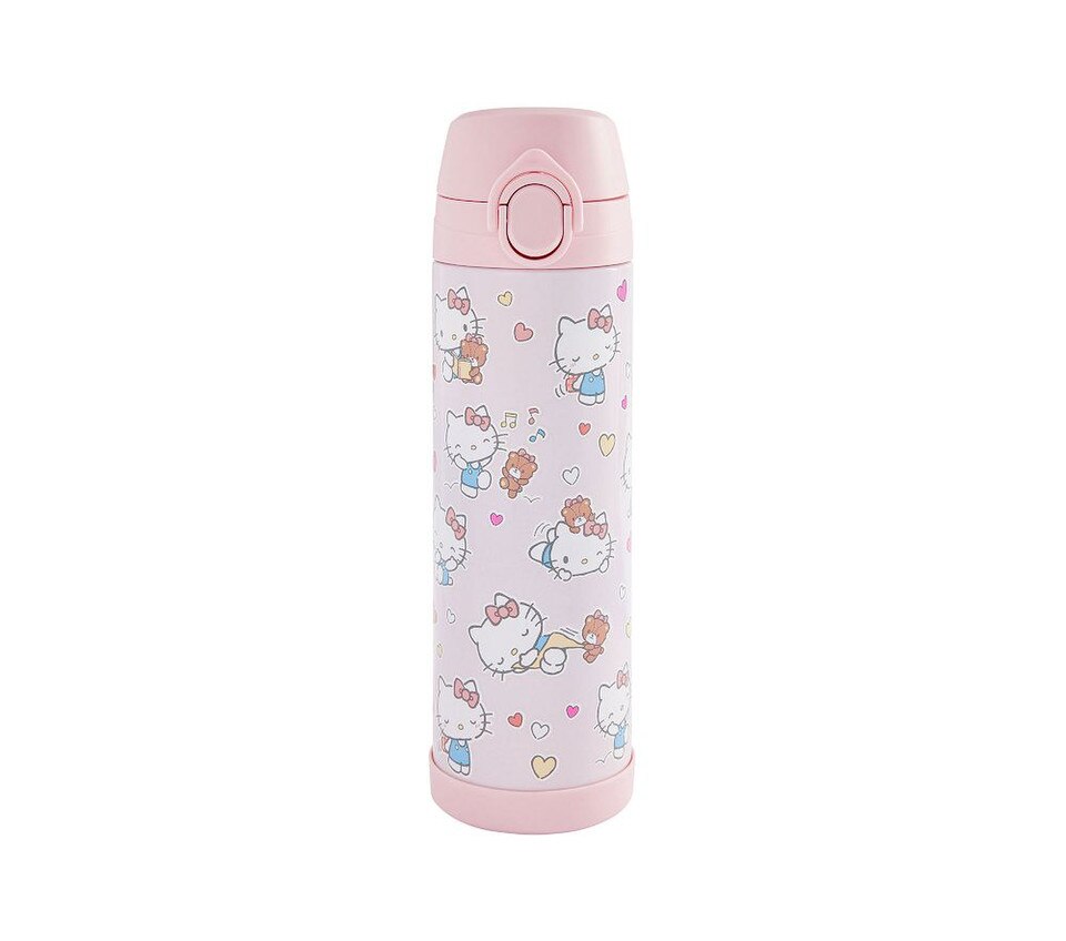 Mackenzie Hello Kitty® Hearts Glow-in-the-Dark Water Bottles | Pottery Barn Kids UK
